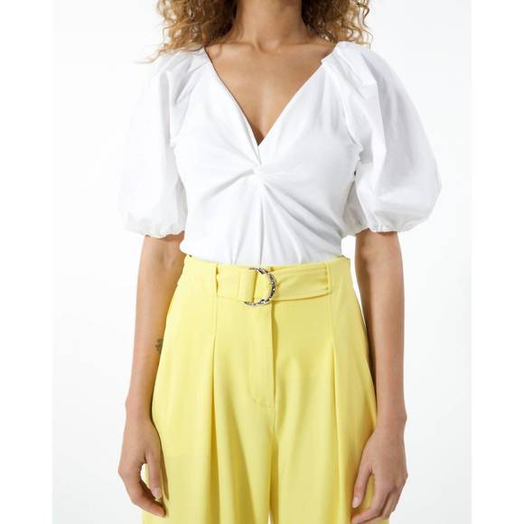 Tanya Taylor | Tops | New Tanya Taylor Romy Top In Optic White | Poshmark